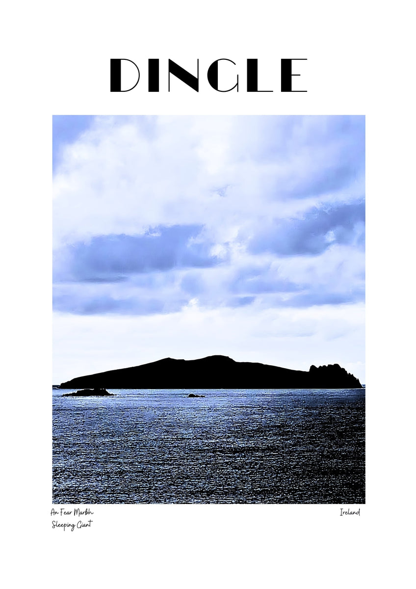 Sleeping Giant - Dingle - Poster – The Dingle Woollen Company