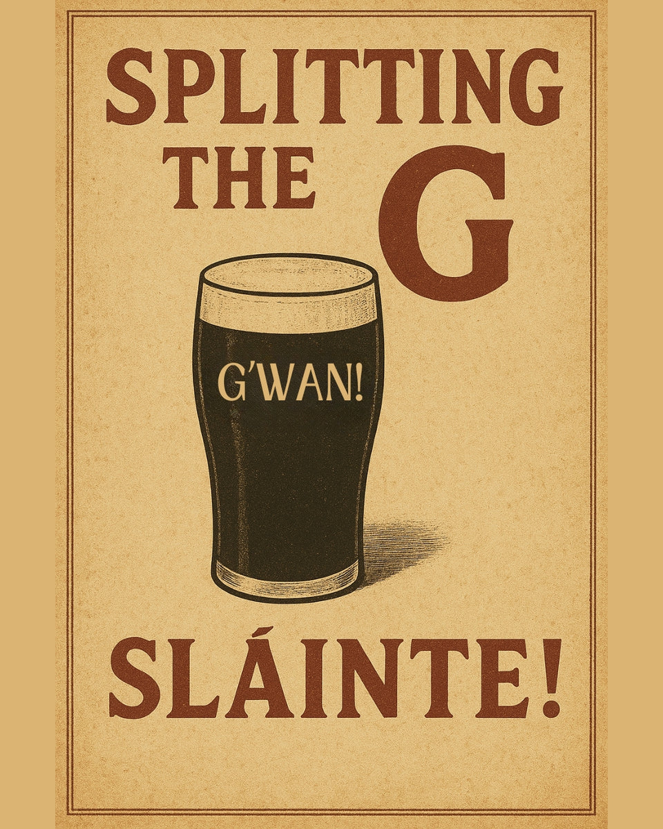 Splitting The G-Poster – The Dingle Woollen Company