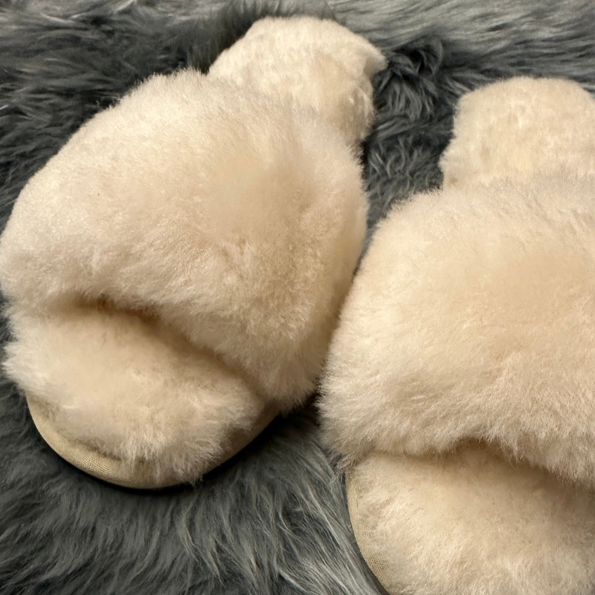 Sheepskin Slippers - Open-Toed – The Dingle Woollen Company